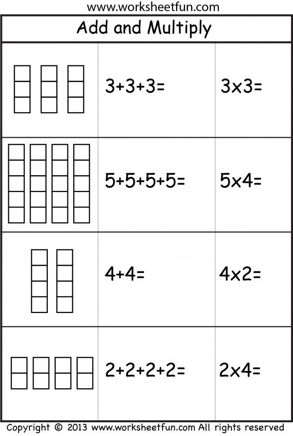 Repeated Addition Worksheets Worksheet Hero repeated-addition-worksheets-worksheet-hero