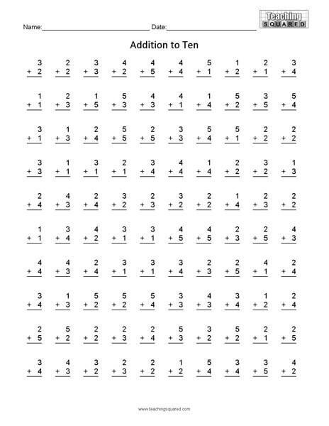 100 Addition Facts Worksheets Worksheet Hero 100-addition-facts-worksheets-worksheet-hero
