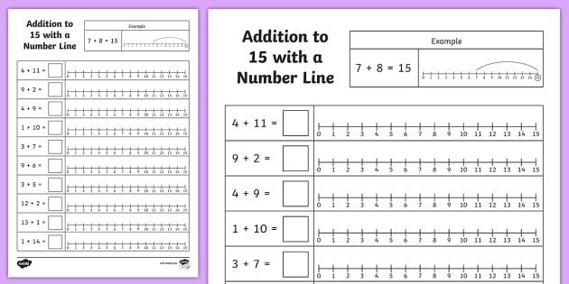 Addition Using Number Line Worksheets Worksheet Hero addition-using-number-line-worksheets-worksheet-hero