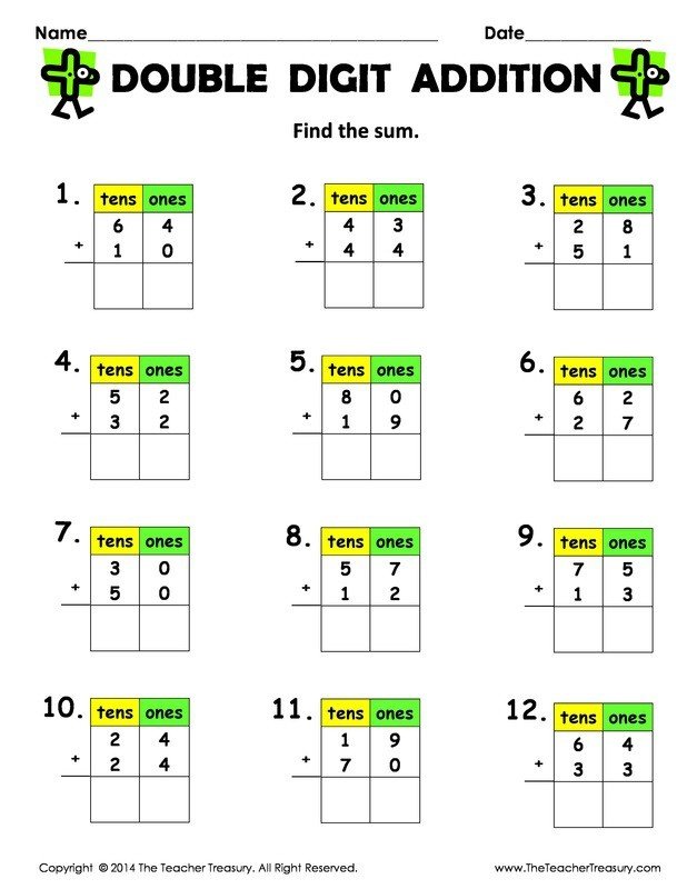 Digit Addition With Regrouping Worksheets Worksheet Hero