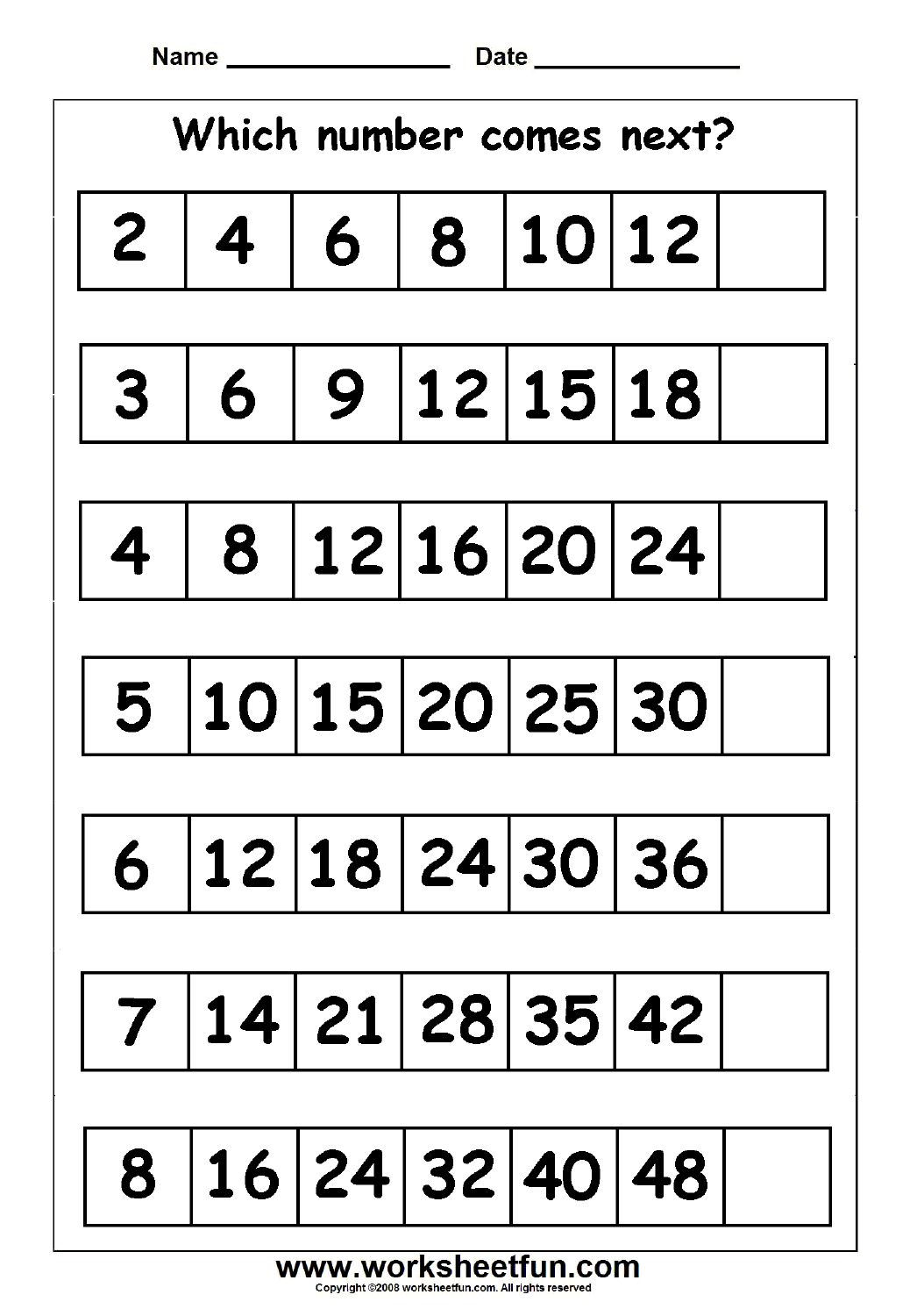 What Is The Next Number In The Pattern Worksheets Worksheet Hero What Is The Next Number In The Pattern Worksheets Worksheet Hero