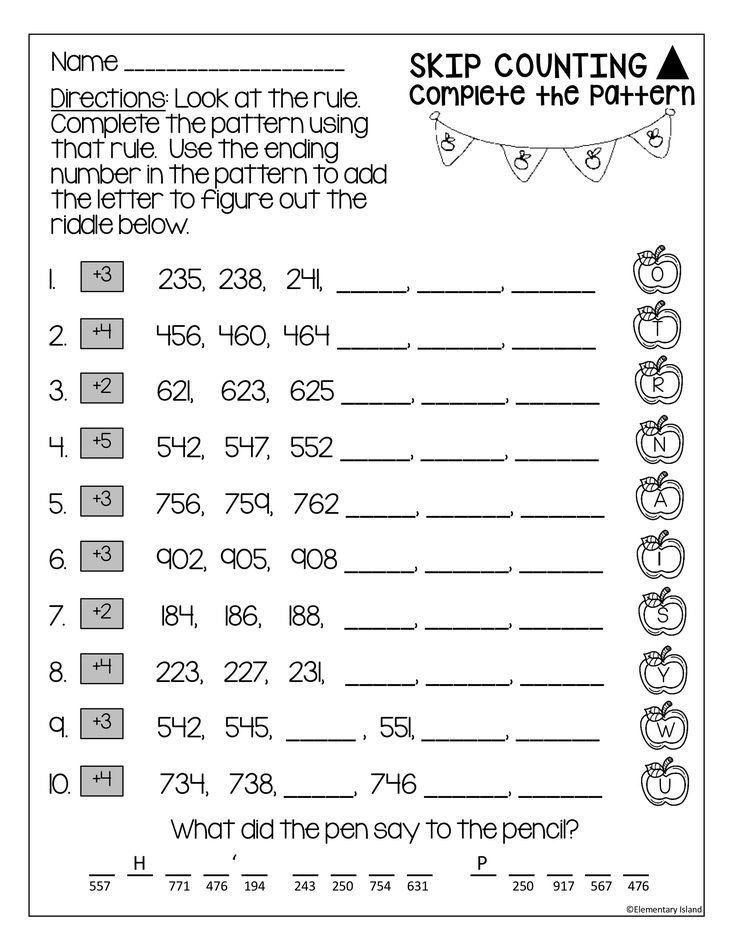 3 Digit Number Pattern Worksheets Worksheet Hero