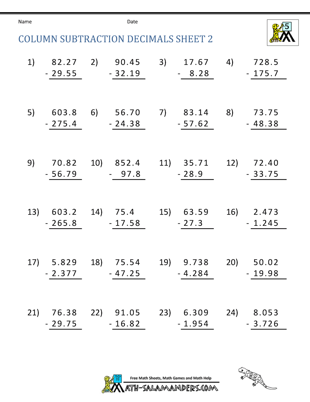 5th Grade Addition Worksheets Worksheet Hero 5th Grade Addition Worksheets Worksheet Hero