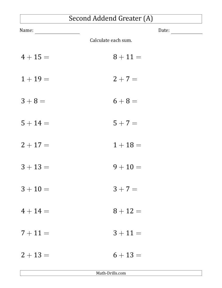 Free 5 Sample Horizontal Multiplication Facts Worksheet 36 Horizontal 