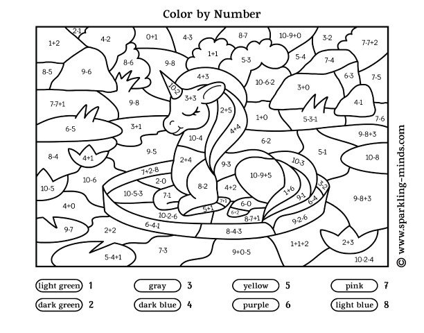 Color Addition And Subtraction Worksheets Worksheet Hero