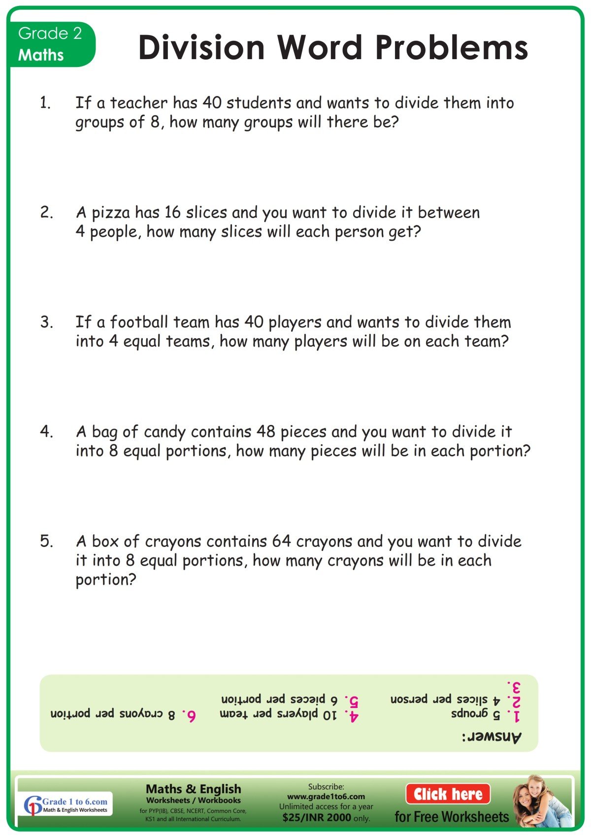 Division Word Problems Worksheets Worksheets Worksheet Hero
