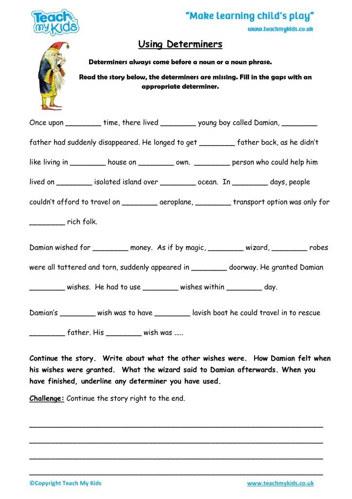 Determiners Worksheets Worksheets | Worksheet Hero Determiners Worksheets Worksheets | Worksheet Hero