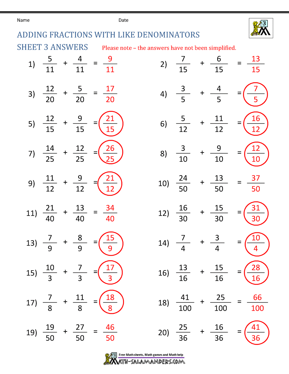 Adding 3 Fractions Worksheets Worksheets Worksheet Hero Adding 3 Fractions Worksheets Worksheets Worksheet Hero